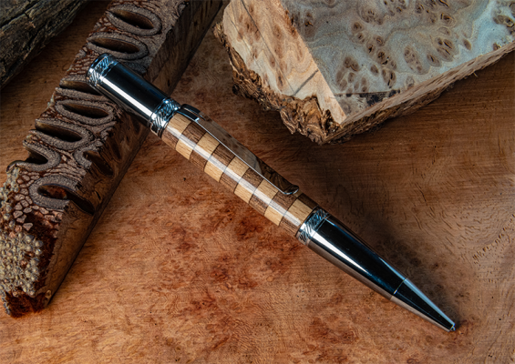 Stylo bille - La Griffe CYD - Stylo en bois noble fait à la main